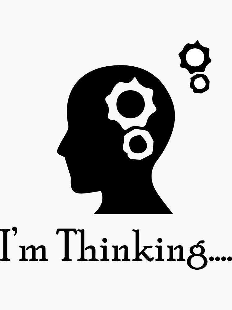 "Brain Nerd Gamer I'm thinking.... Programmer Essential collection" Sticker for Sale by ...