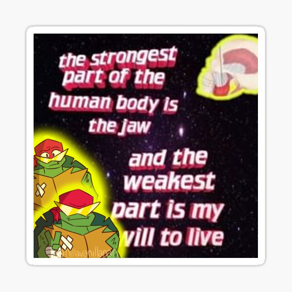 "Raph Meme ROTTMNT" Sticker for Sale by Illuminar1 | Redbubble