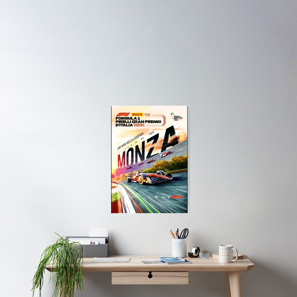 "F1 2022 Italy Monza Grand Prix Promo Poster" Poster for Sale by ...