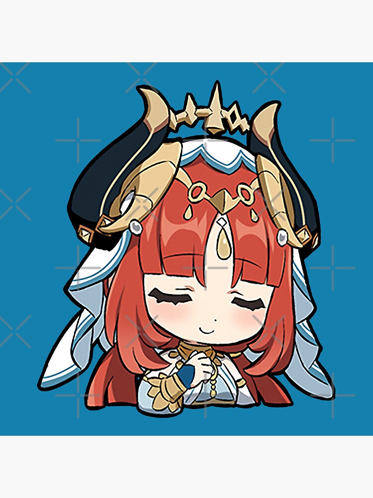 "Nilou | Genshin Impact Sticker "Bow and Thanks"" Art Print for Sale by ...