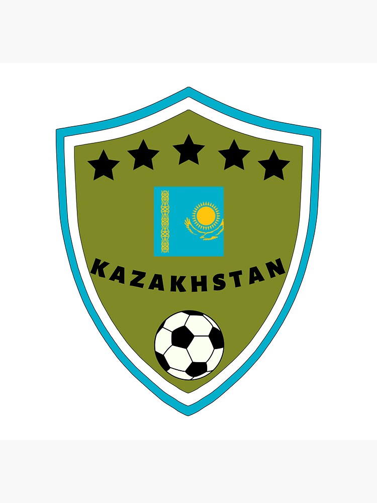 "Kazakhstan Football Team" Sticker for Sale by Footballunite | Redbubble