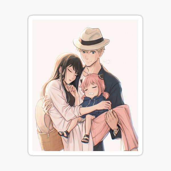 "Spy X Family - Anya, Yor and Loid Forger" Sticker for Sale by TeeRoom ...