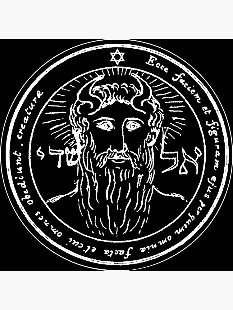 "The First Pentacle of the Sun King Solomon Seal" Poster for Sale by ...