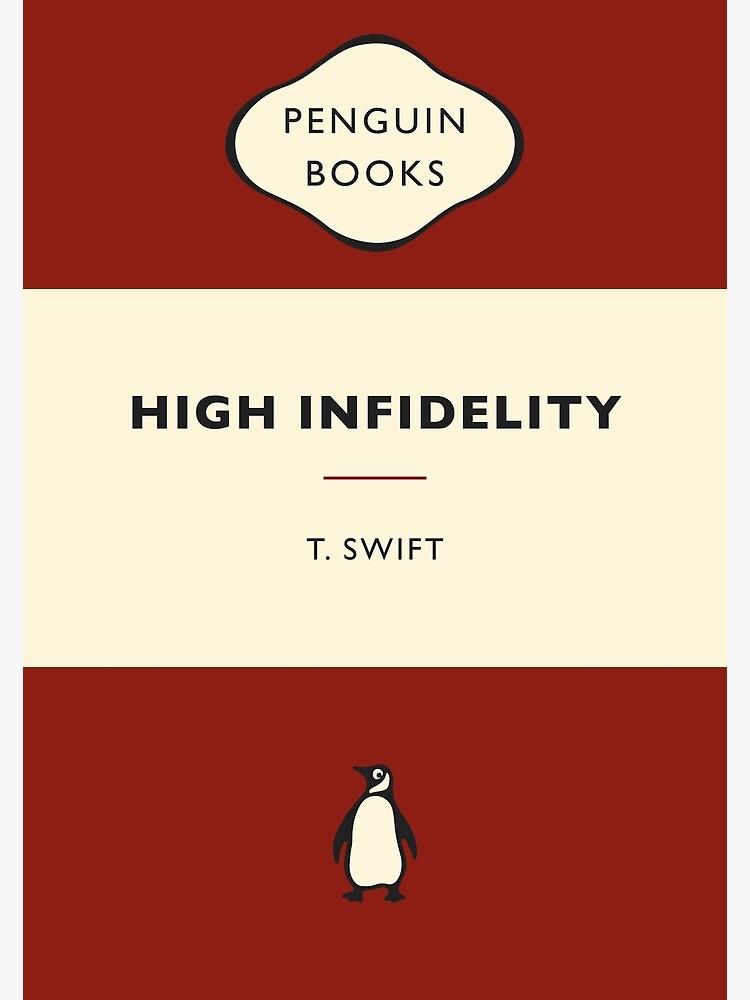 "high infidelity book cover" Poster for Sale by dontwannadance | Redbubble