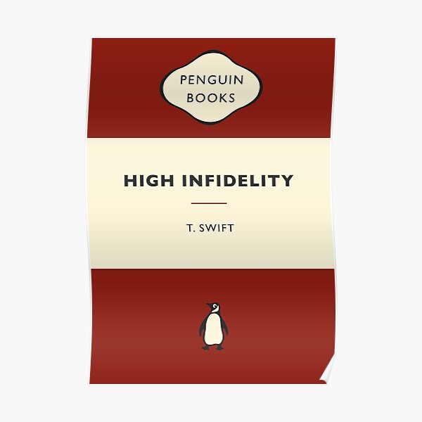 "high infidelity book cover" Poster for Sale by dontwannadance | Redbubble