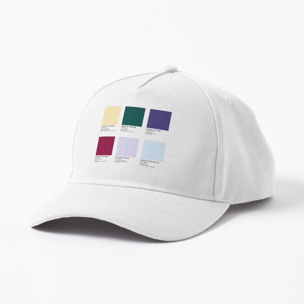 "Lyric Color Swatches #3" Sticker for Sale by laughingplace55 | Redbubble