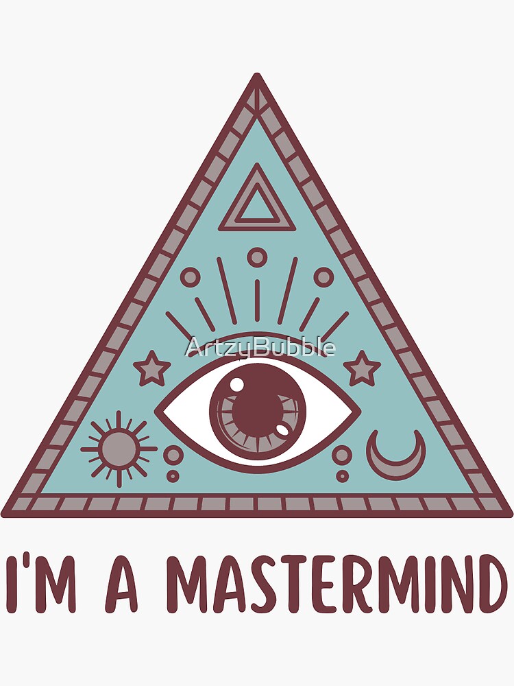 "MASTERMIND TAYLOR SWIFT" Sticker for Sale by ArtzyBubble | Redbubble