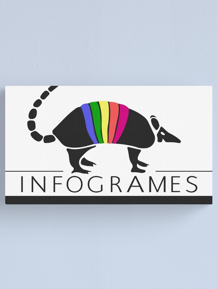 "Infogrames logo (1996)" Canvas Print for Sale by andli826 | Redbubble