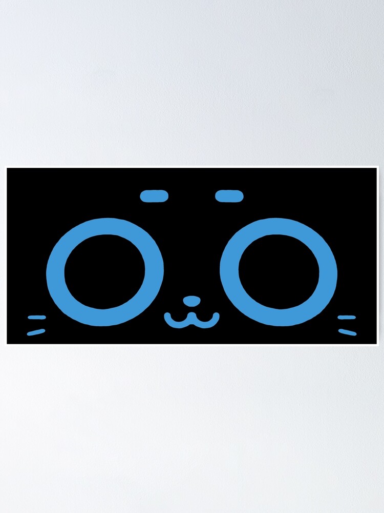 "Cat Robot Kerfus Face" Poster for Sale by Edixo | Redbubble