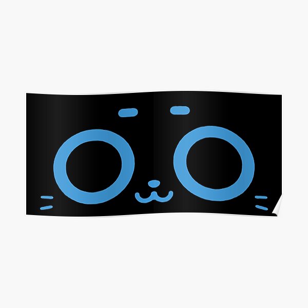 "Cat Robot Kerfus Face" Poster for Sale by Edixo | Redbubble