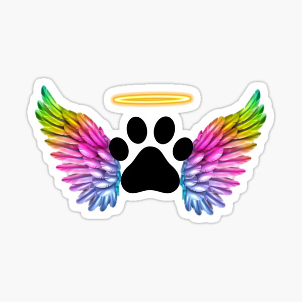 "Over the Rainbow Bridge" Sticker for Sale by BrittneesDesign | Redbubble