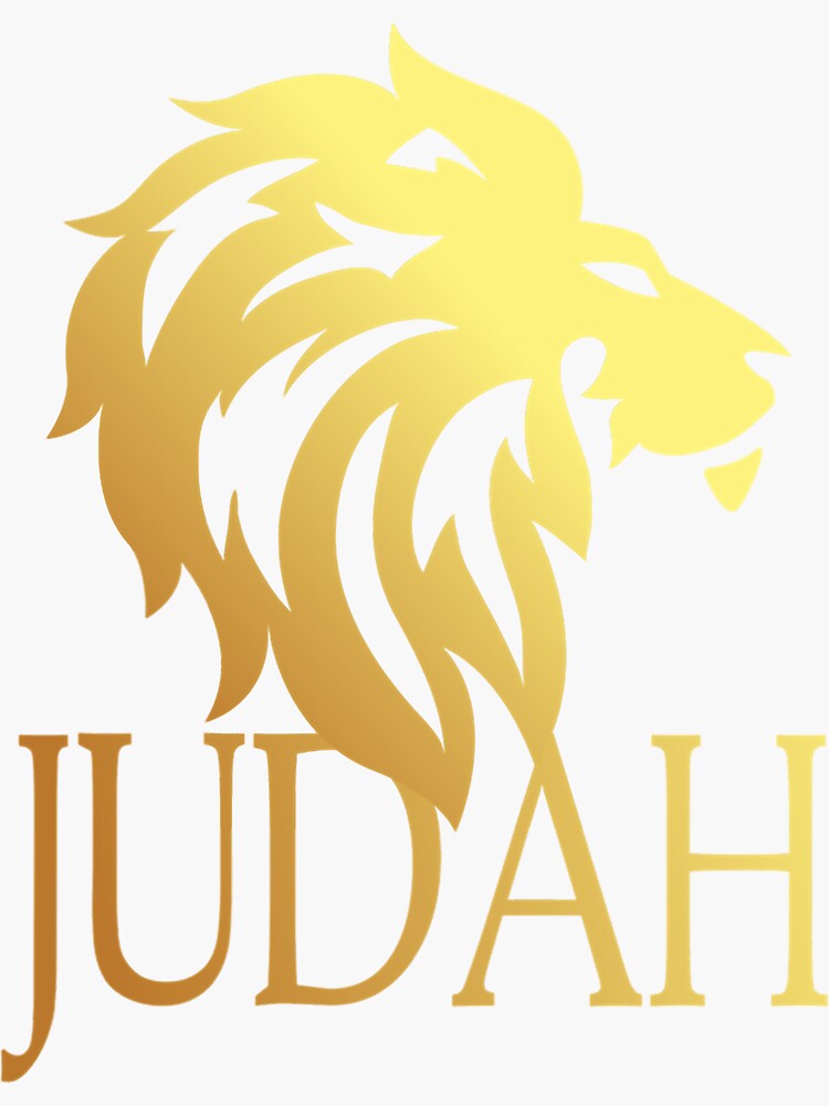 "Lion Of Judah - Tribe Of Judah Jesus Christian Gifts" Sticker for Sale ...
