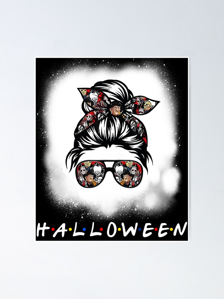 "Mother Mom Messy Bun Horror Life Horror Movie Horror Mom Halloween ...