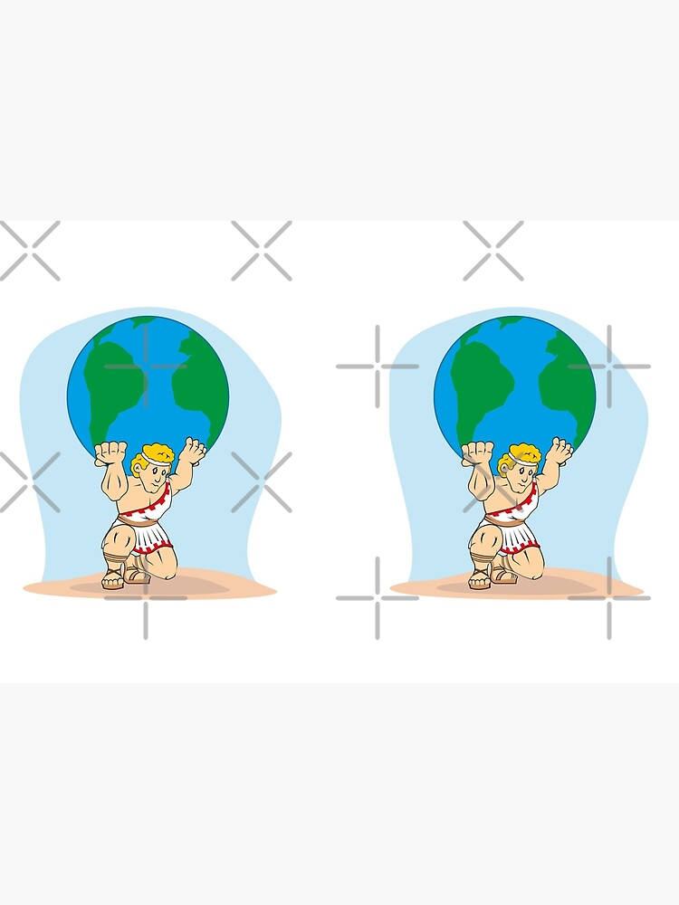 Cuaderno de tapa dura «La ilustración es una mitología, el Titán Atlas ...