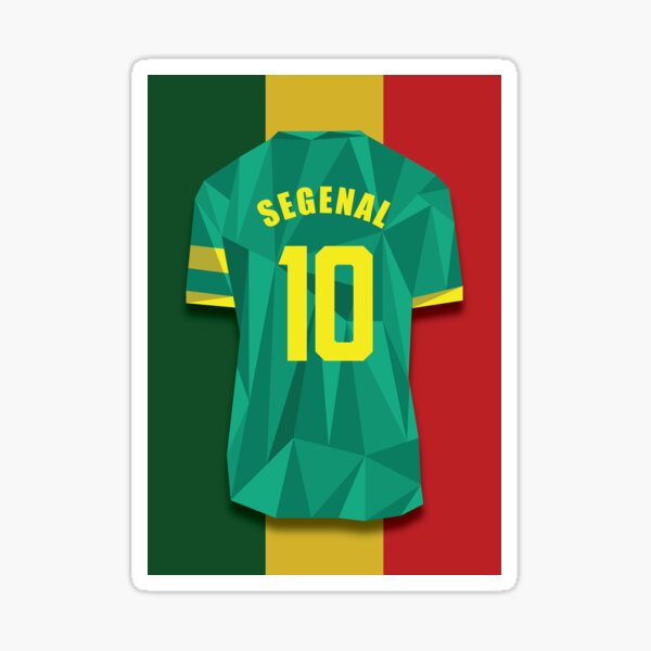 "Senegal Football Jersey" Sticker for Sale by hashemds | Redbubble
