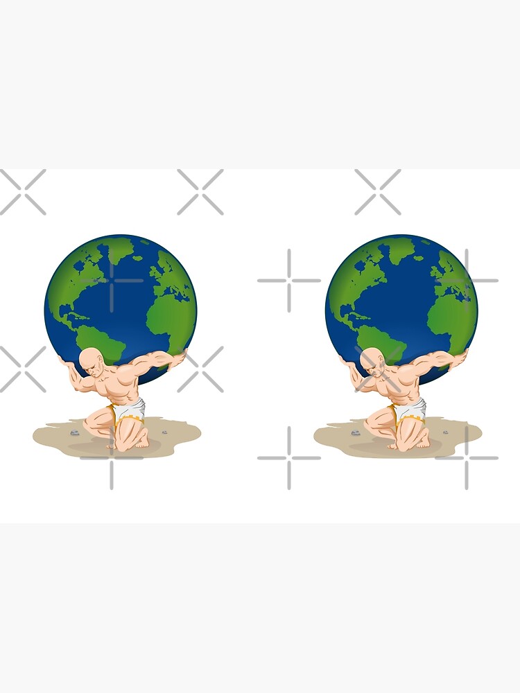 Cuaderno de tapa dura «La ilustración es una mitología, el Titán Atlas ...