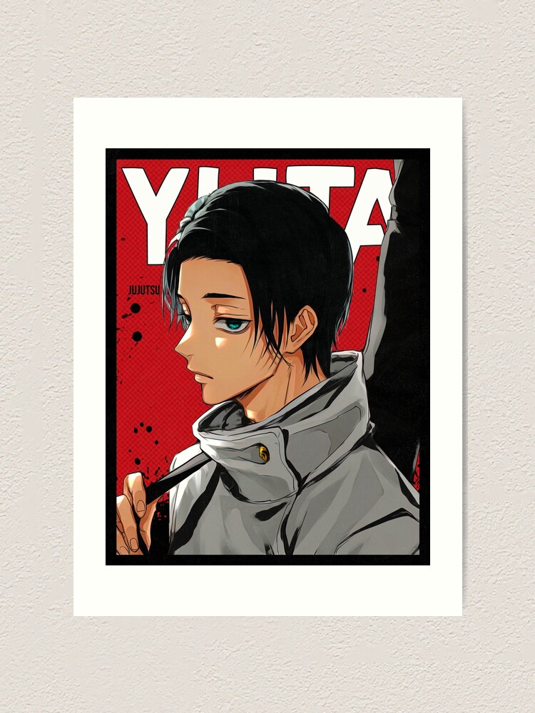 "Yuta Okkotsu Jujutsu Kaisen Red Comic Design" Art Print for Sale by ...
