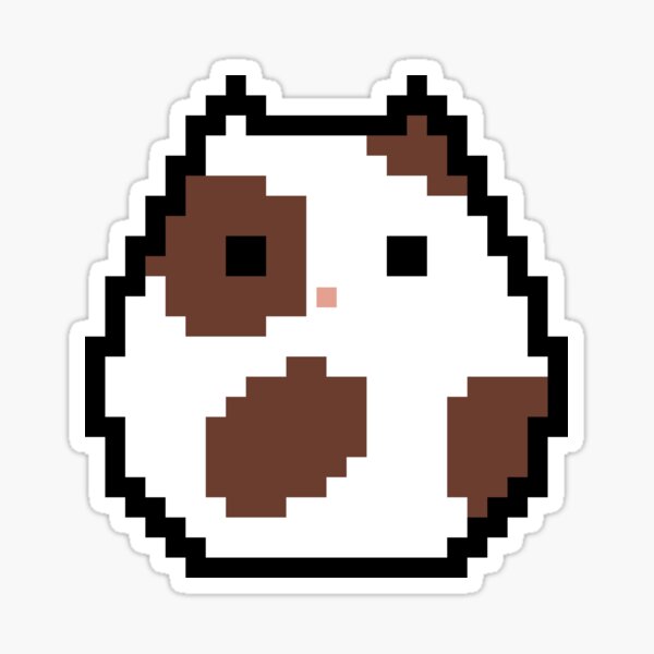 " pixel cat" Sticker for Sale by Belal-ibrahem | Redbubble