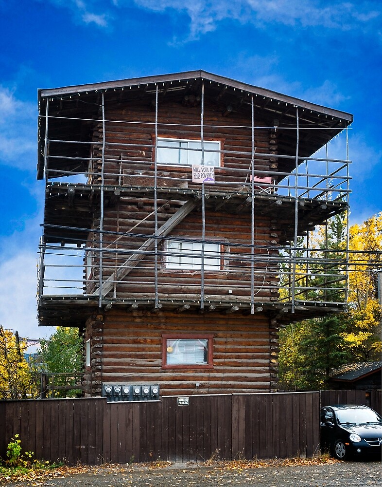 "Log Skyscraper" by Yukondick | Redbubble