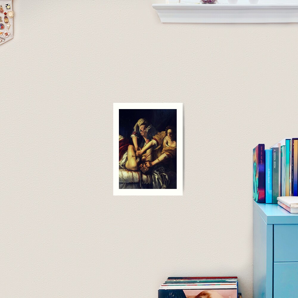 "Artemisia Gentileschi Judith Slaying Holofernes feminism beheading ...