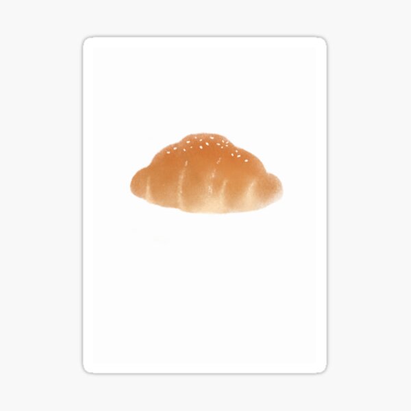 "Salted butter bread Yammy : )" Sticker for Sale by myrosa | Redbubble