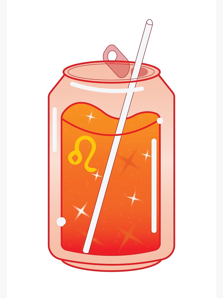 "Leo sign - zodiac soda drink" Poster for Sale by Young-Wizard | Redbubble