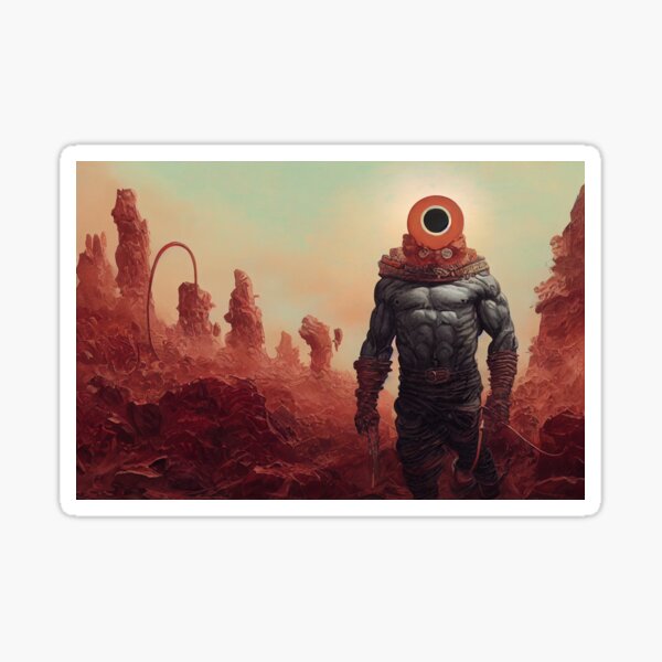 "Cyclops" Sticker for Sale by AIVisionMedia | Redbubble