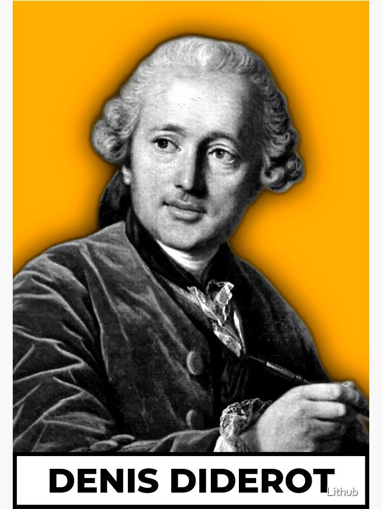"Denis Diderot Art | Denis Diderot Portrait | Denis Diderot Artwork " Sticker for Sale by Lithub ...