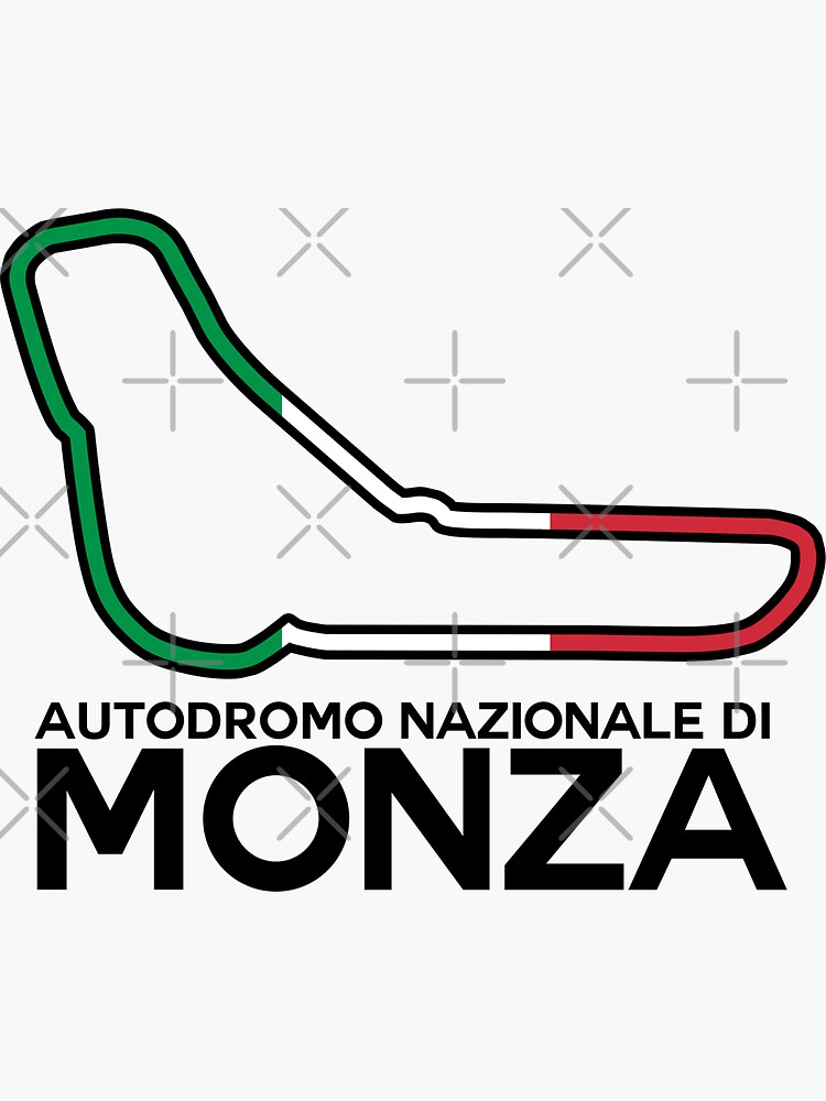 "Monza F1" Sticker by AlekslbDesign | Redbubble