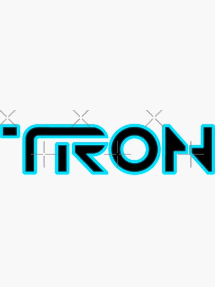 "TRON Logo" Sticker for Sale by Tnsamhooker | Redbubble