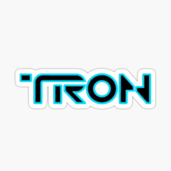 "TRON Logo" Sticker for Sale by Tnsamhooker | Redbubble