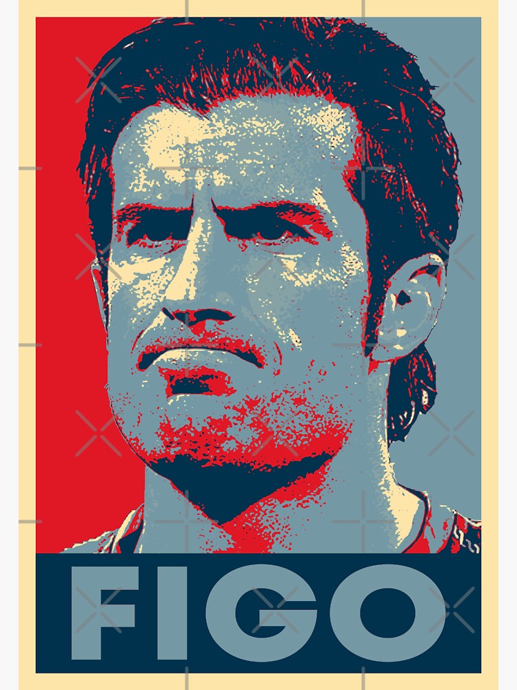 "Luis Figo Hope" Sticker for Sale by schneiderjeremy | Redbubble