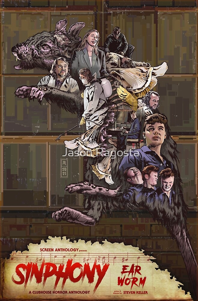 "Ear Worm Official Sinphony Poster " by Jason Ragosta | Redbubble