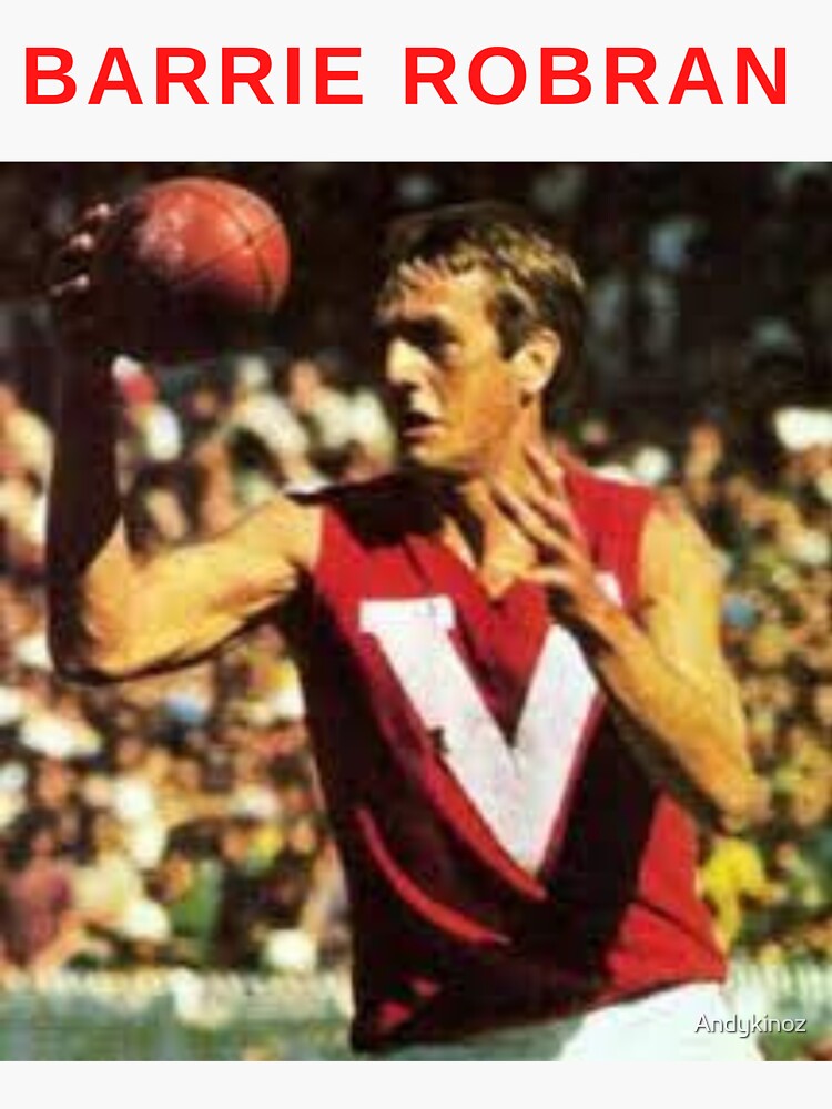 "Barrie Robran" Sticker for Sale by Andykinoz | Redbubble