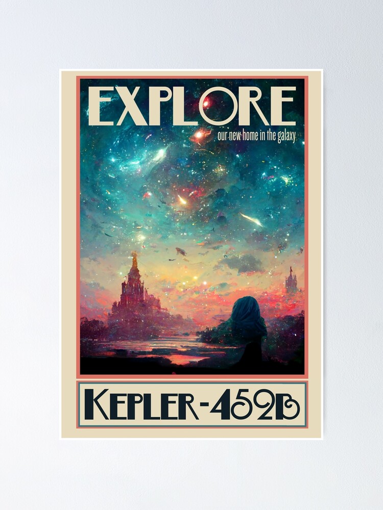 "Vintage space travel and tourism, Visit Kepler 452B, future Space X ...
