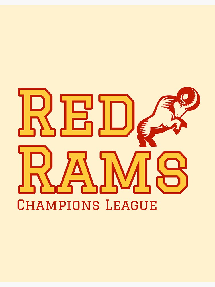 "Red rams" Sticker for Sale by marekte | Redbubble