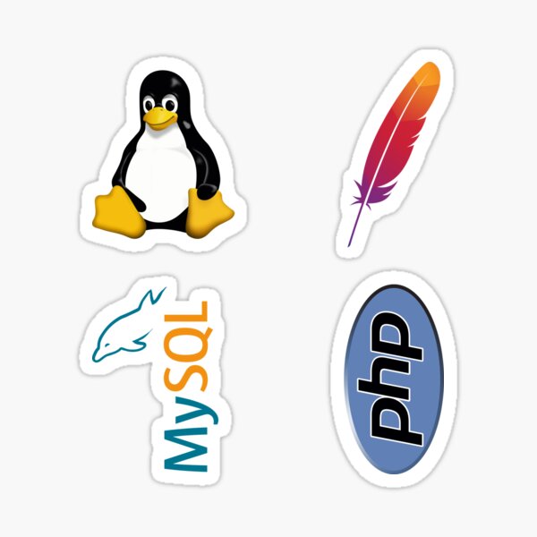 LAMP Stack - 4x Sticker Combo Pack" Sticker for Sale by thisisgeekvana ...