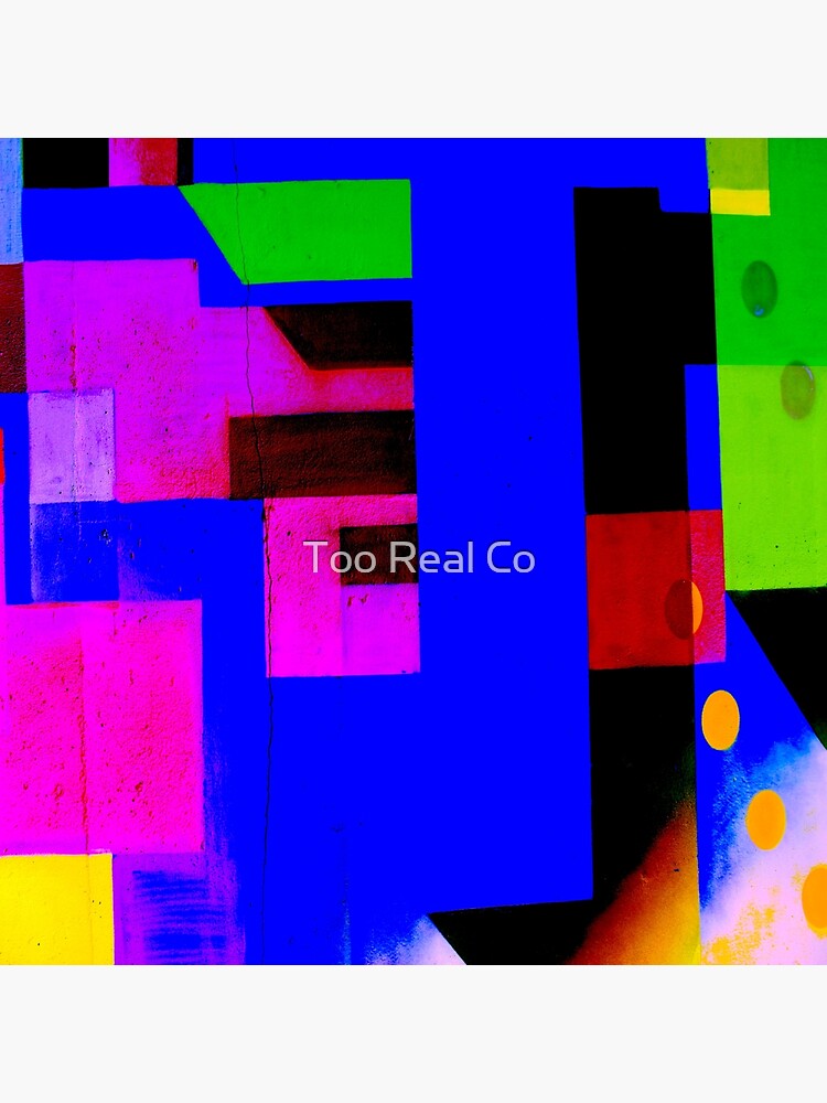 "Psychedelic Grid Graffiti" Poster for Sale by TheGroovyTop | Redbubble