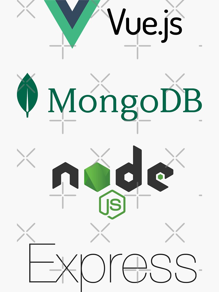 MEVN Stack - 4x Sticker Combo Pack" Sticker for Sale by thisisgeekvana ...