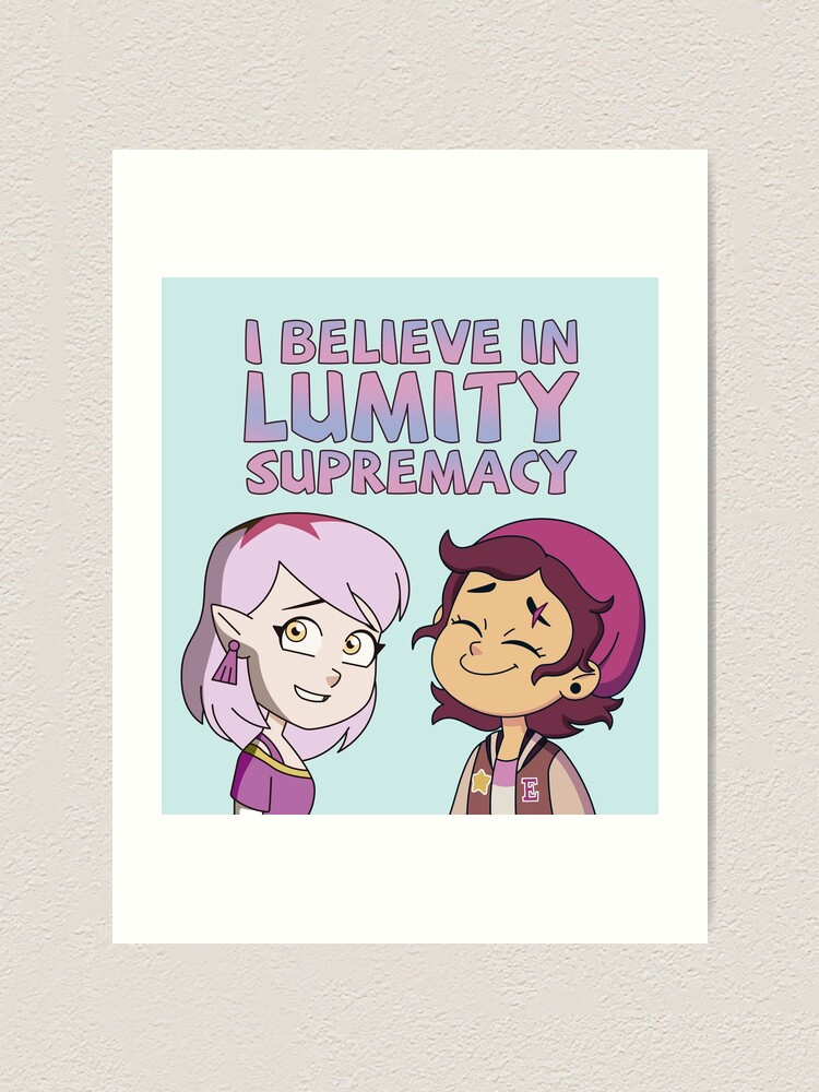 "Lumity | The Owl House" Art Print for Sale by artnchfck | Redbubble