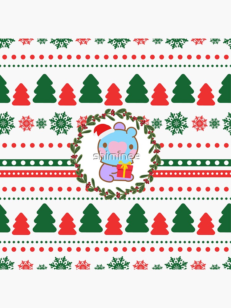 "Christmas BT21 - Cute BTS BTS cartoon character JHope Hobi Bias ...