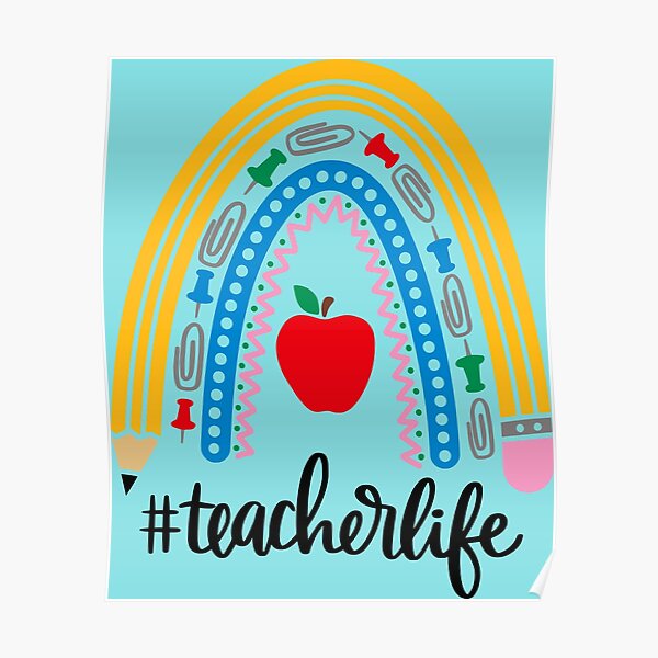 "Teacher Life Rainbow, Teach Love Inspire, Proud Teacher, Best Teacher, Teacher Squad, Love ...
