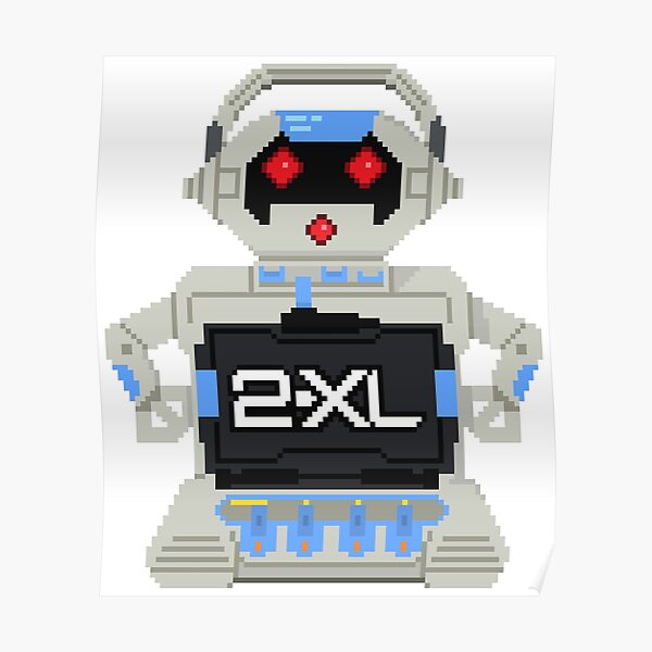 "2-Pix-El" Poster for Sale by Rilly579 | Redbubble