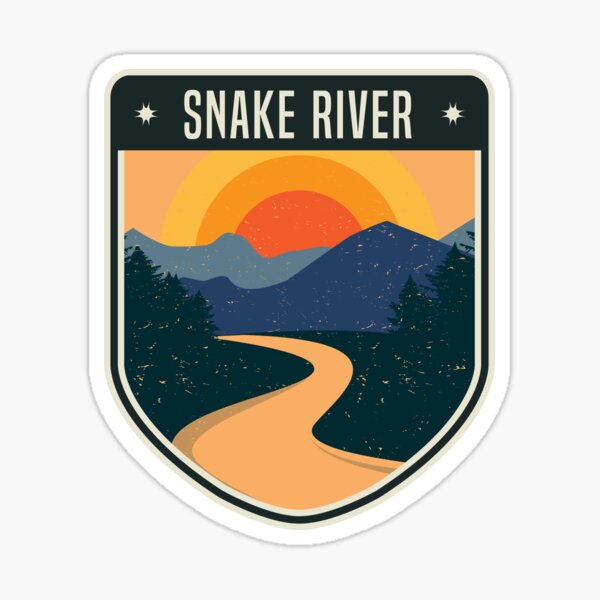"Snake River" Sticker for Sale by studio838 | Redbubble