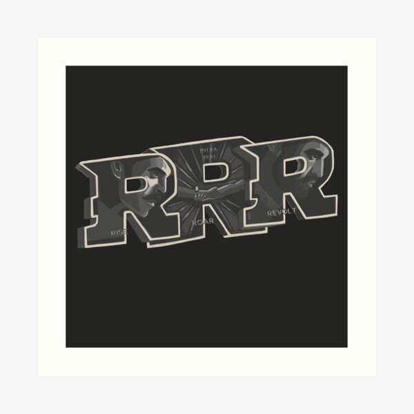 "RRR Logo" Art Print for Sale by artbysavi | Redbubble