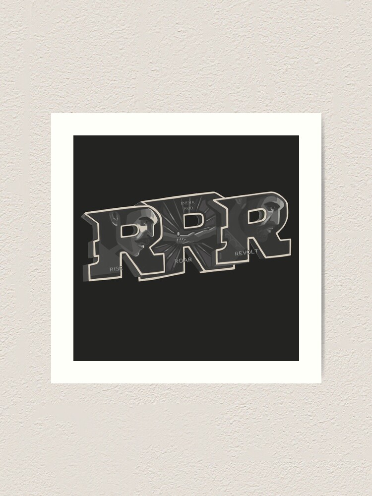 "RRR Logo" Art Print for Sale by artbysavi | Redbubble