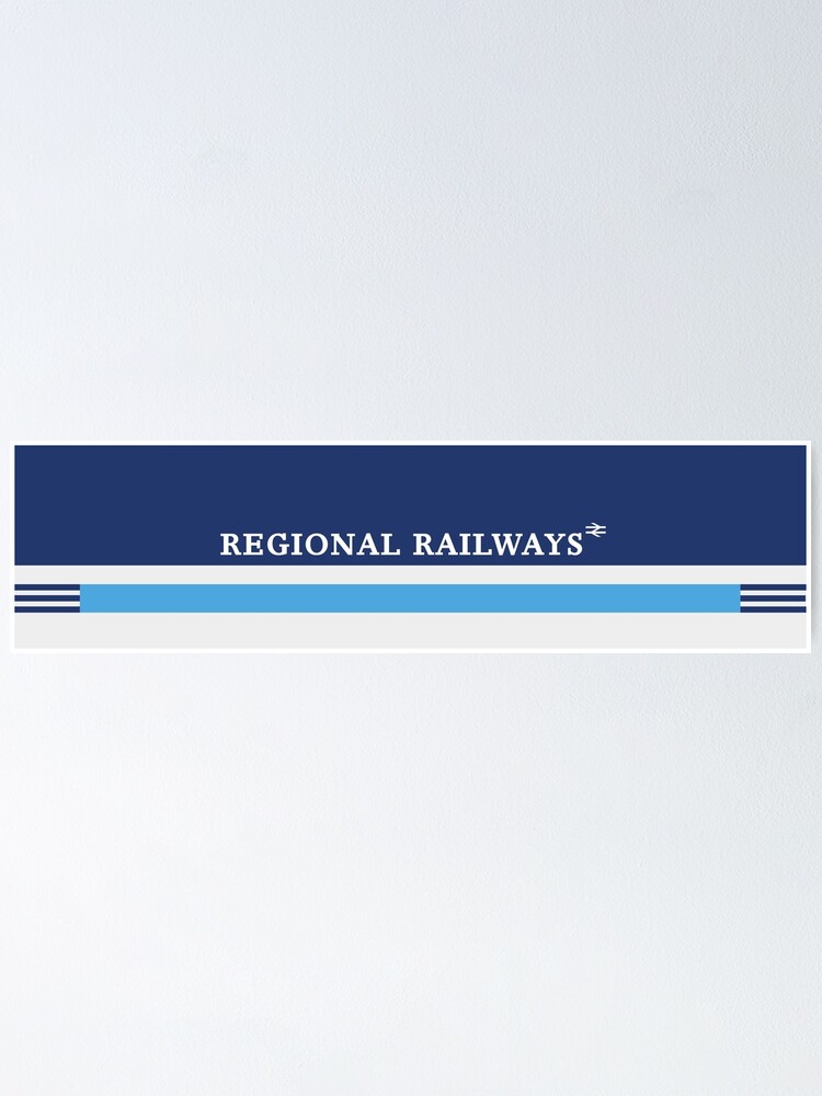 "Regional Railways Logo" Poster for Sale by RailGoods | Redbubble