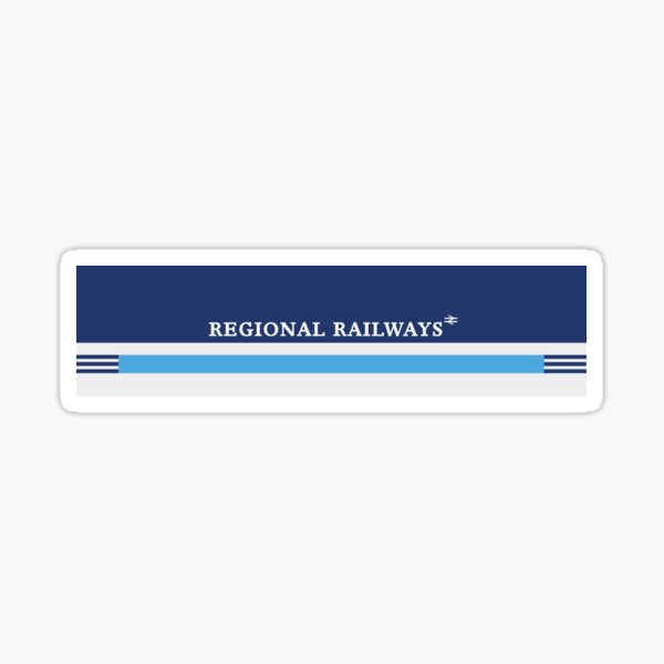"Regional Railways Logo" Sticker for Sale by RailGoods | Redbubble