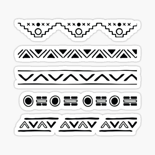 "Rwandan IMIGONGO " Sticker for Sale by Adolphe350 | Redbubble