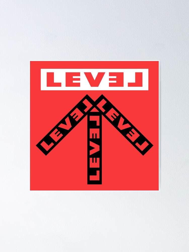 "Level Up (stencil arrow) original design" Poster for Sale by pop-and ...